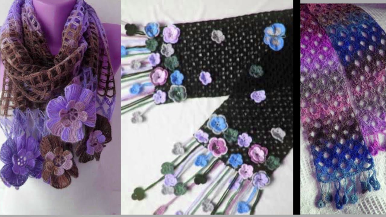 beautiful crochet stoler design for winter season 2025 - YouTube