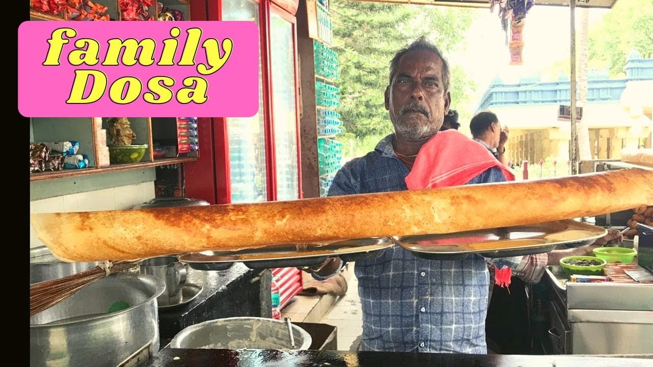 Family Dosa | 70mm Dosa |Street food |Southindian Dosai - YouTube