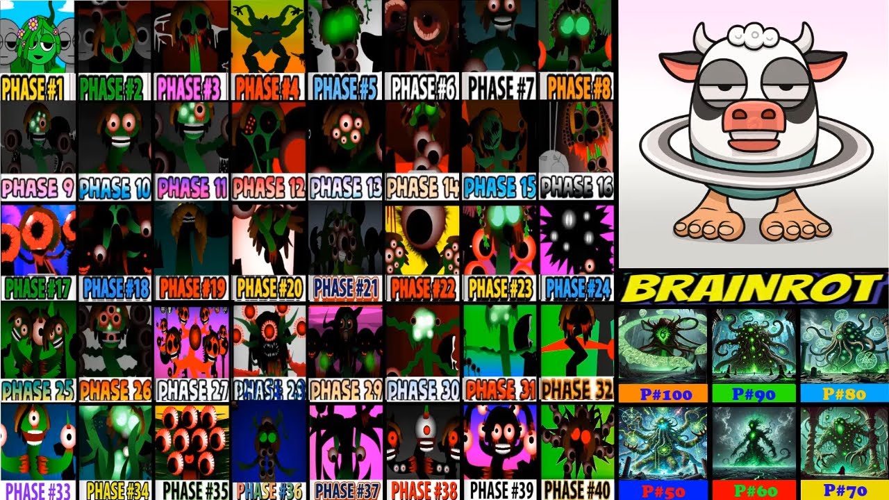 Incredibox Sprunki-Mix All Phases | Phase 10-20 VS Phase 40 VS Phase 60 ...