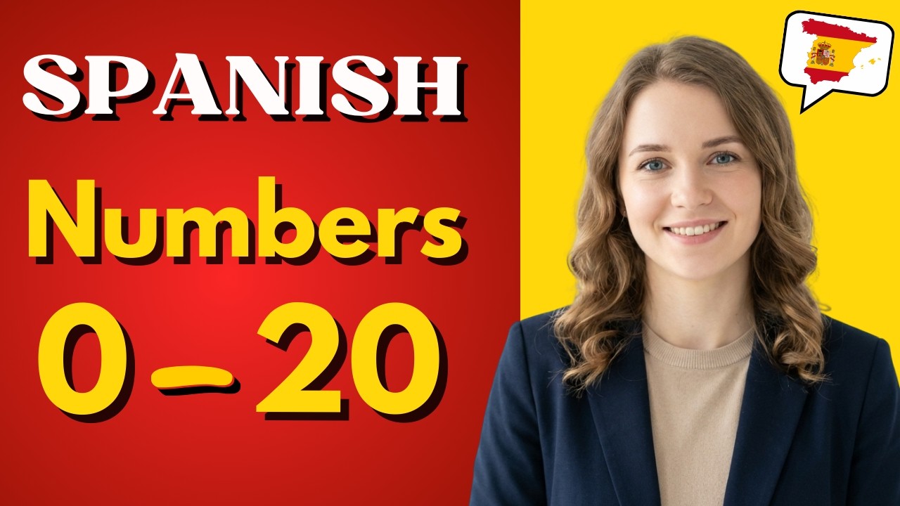 Spanish Numbers 1–20 | Learn to Count in Spanish | 3-Minute Lesson ...