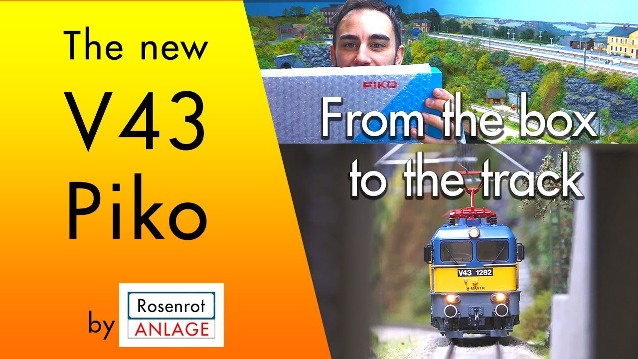 Rosenrot Anlage H0 - The new V43 PIKO // Episode 2 - YouTube