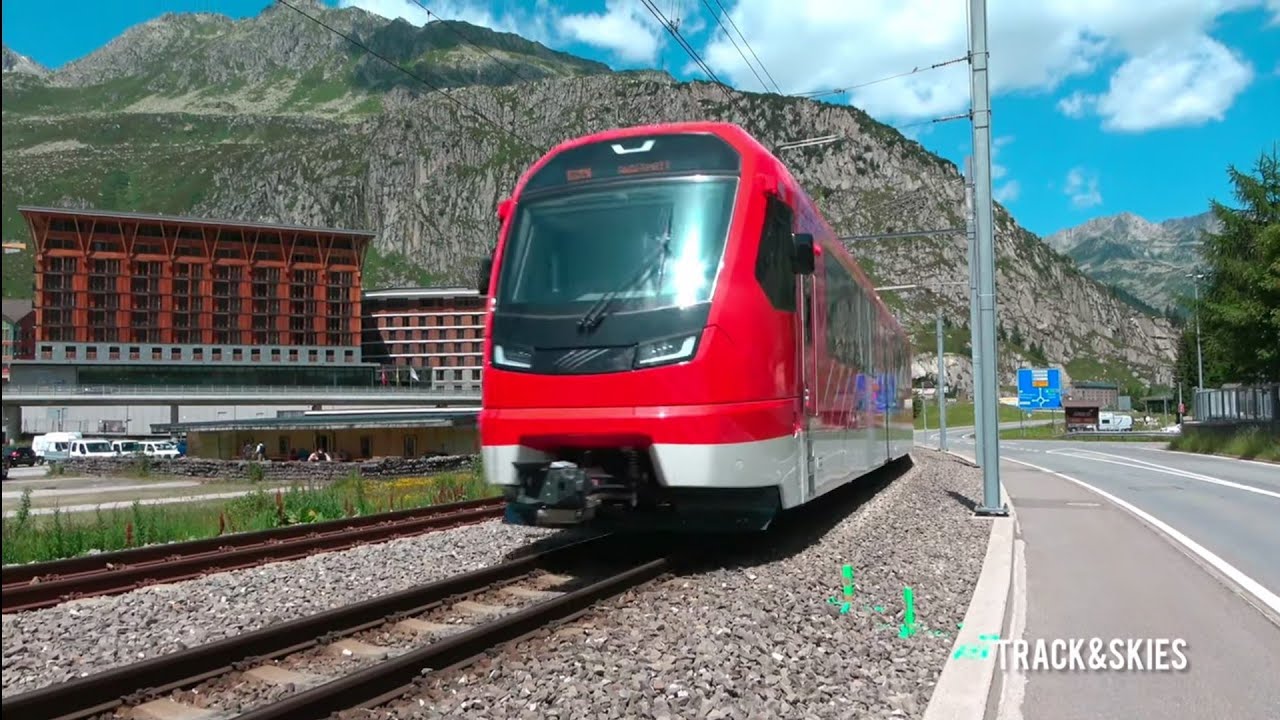 Brand New Orion Train in Andermatt - YouTube