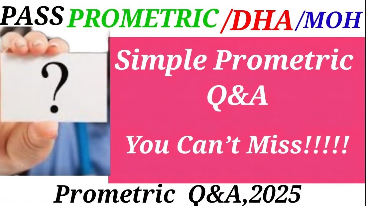 Pass Prometric Fast/ Most Common Prometric Nursing Questions/ Prometric ...