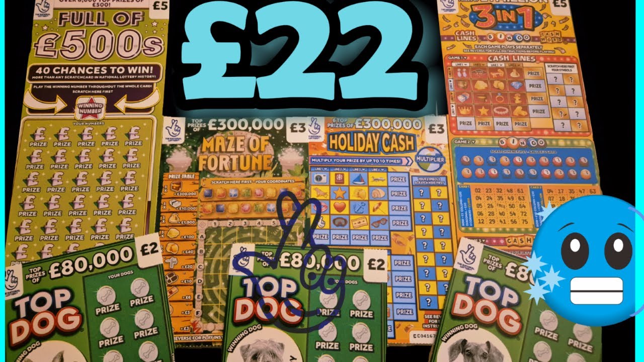 £22 WORTH OF UK SCRATCH CARDS TODAY THE ODD MIX #scratch #crazy #lotto ...
