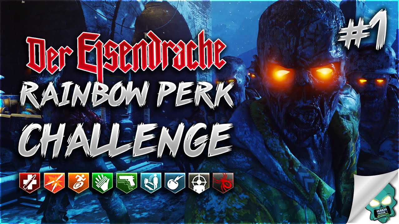 Der Eisendrache: RAINBOW PERK Challenge Attempt with GregFPS! Part 1 ...