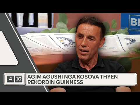 Agim Agushi nga Kosova thyen rekordin Guinness - YouTube