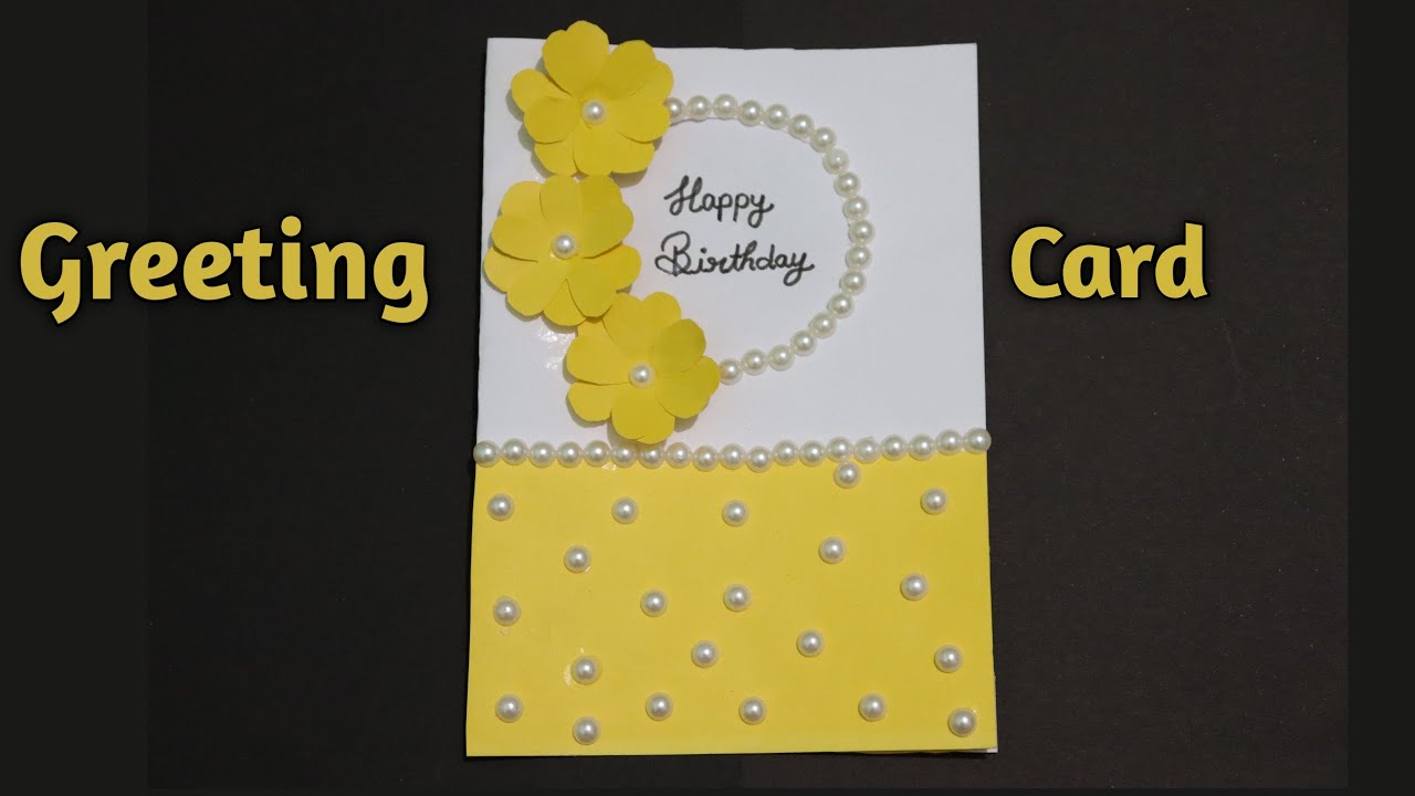 Birthday Card / Teacher's Day / Handmade Birthday Card | Beautiful ...