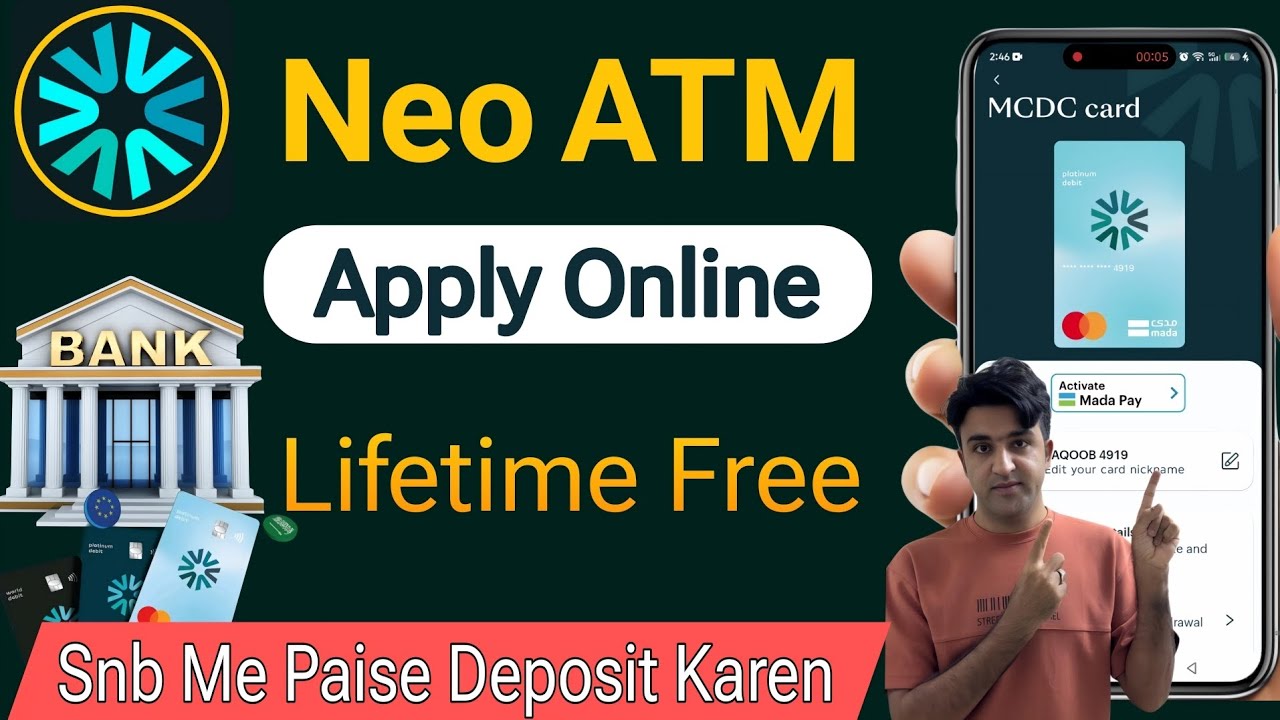 How To Apply Neo ATM Card | How To Apply Neo Physical ATM Card | Neo ...