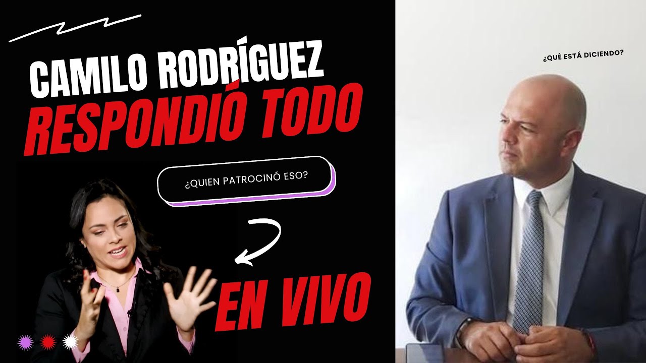 EN VIVO - Camilo Rodríguez RESPONDE en TICAVISIÓN - YouTube