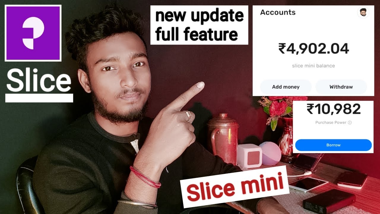 Slice app new update full feature || New Slice mini Card Launched New ...