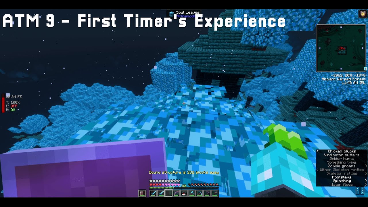 ATM 9 Modded Survival EASY EP. 1 - First Timer's Experience - YouTube