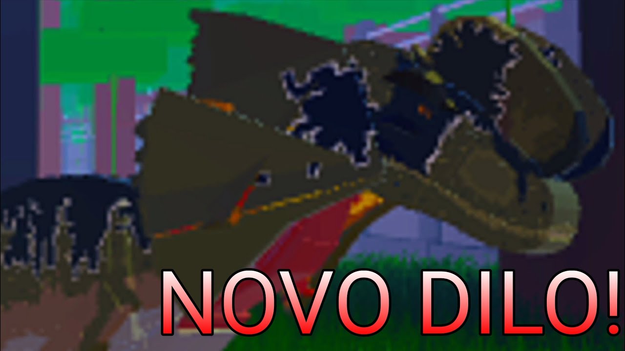 O DILOPHOSAURUS CHEGOU! -Jurassic Blocky - YouTube