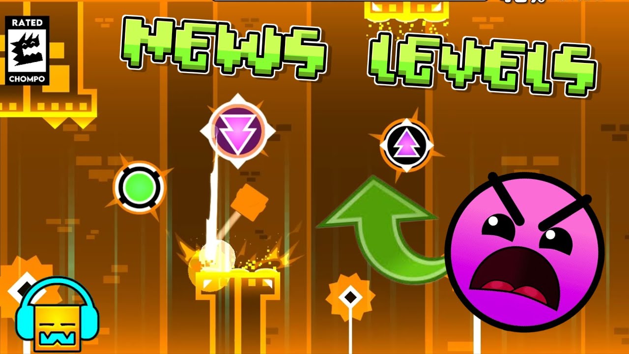 Happy Trails Gd Geometry Dash New level !!!! - YouTube
