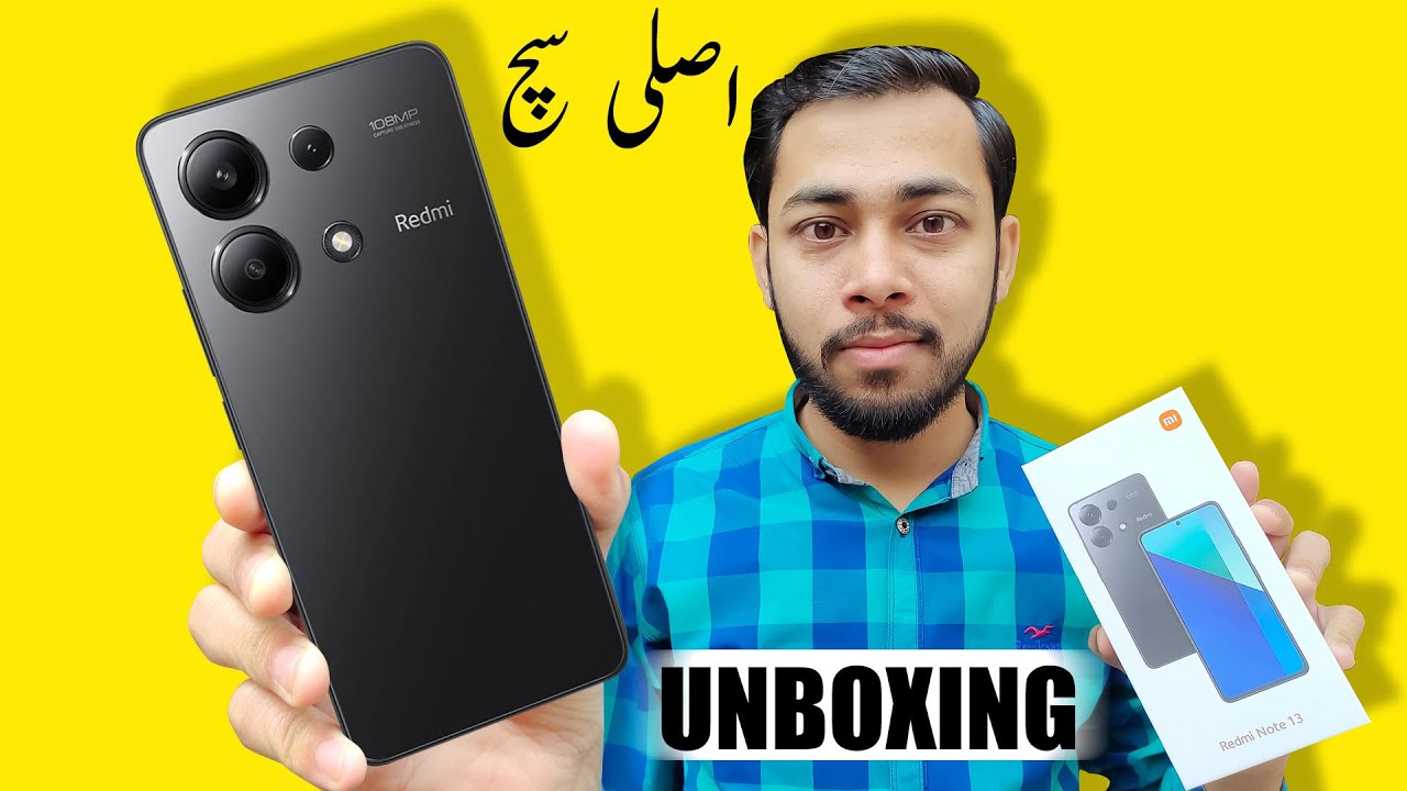 Asli Sach 🚨 Redmi note 13 unboxing in pakistan with review | 108MP | SD ...