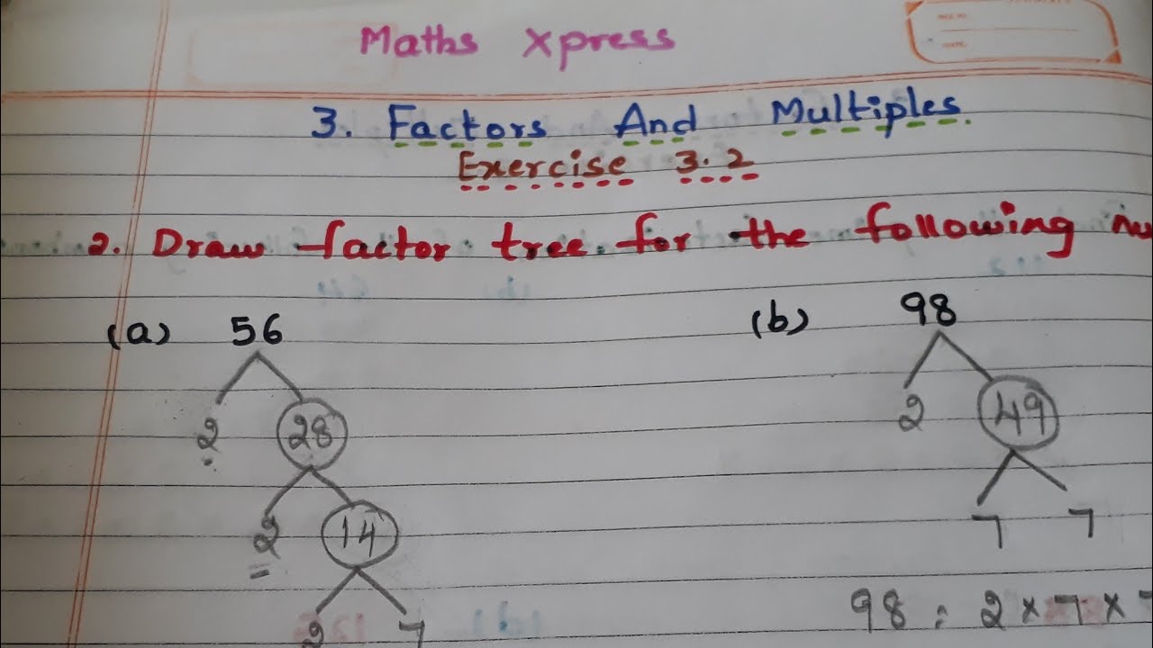5th Grade Factor Trees What Is A Factor Tree? Definition, Steps,