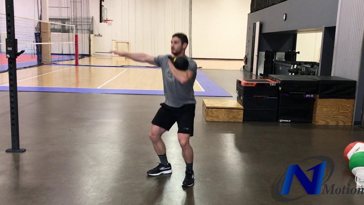 Kettlebell Offset Squat - YouTube