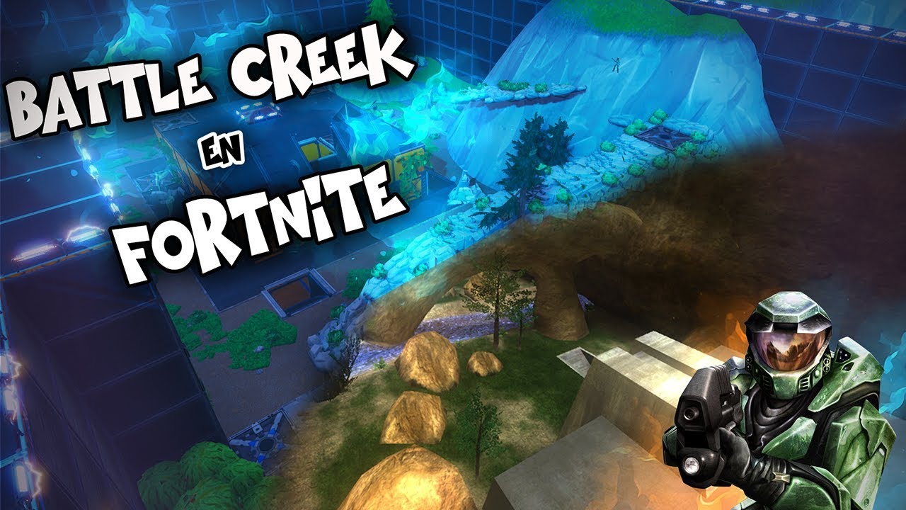 Mapa de HALO en FORTNITE - BATTLE CREEK HALO CE - YouTube