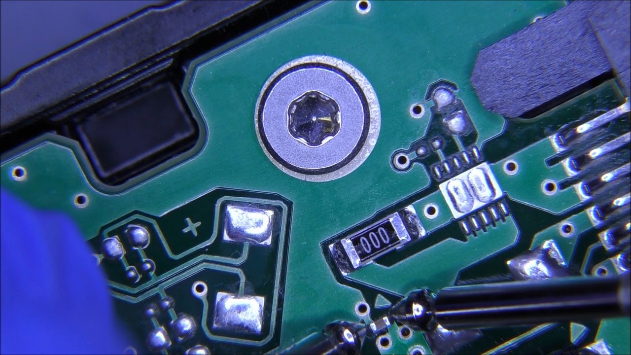 HOW I FIXED A HARD DRIVE TO RECOVER DATA AFTER REPLACING A DIODE - YouTube