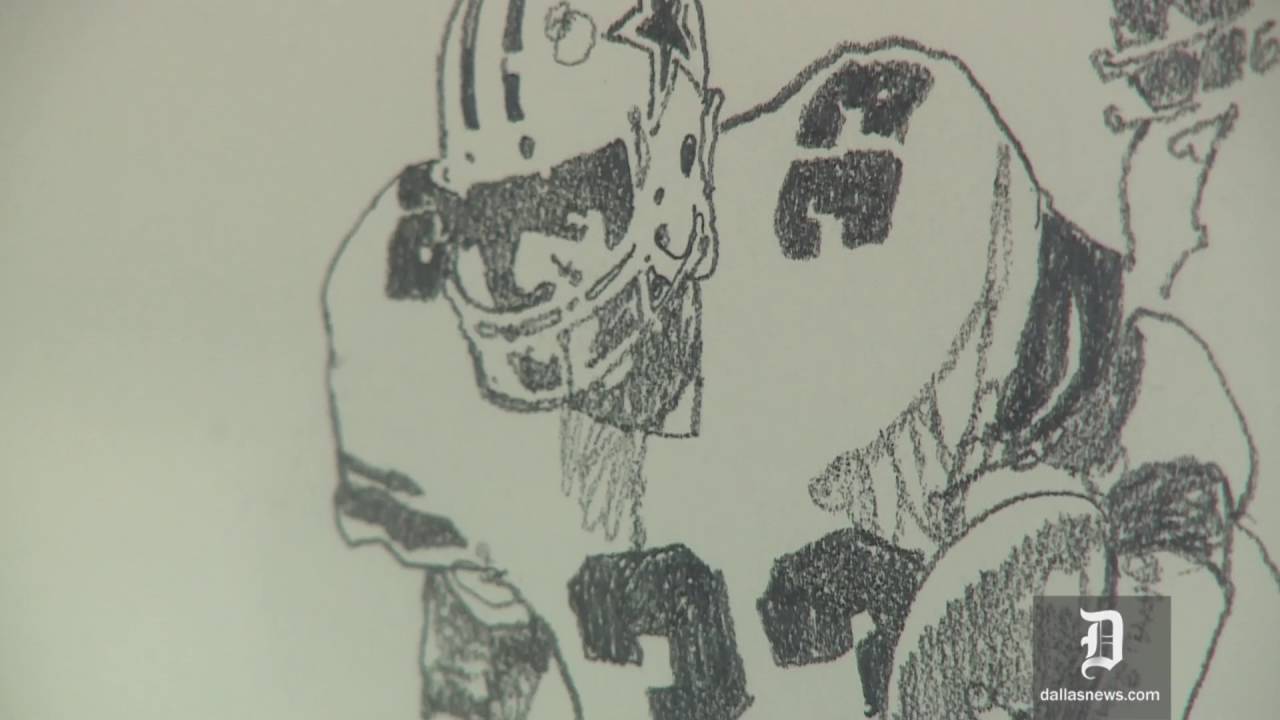 Etchings that are the most valuable items in Jerry Jones' office - YouTube