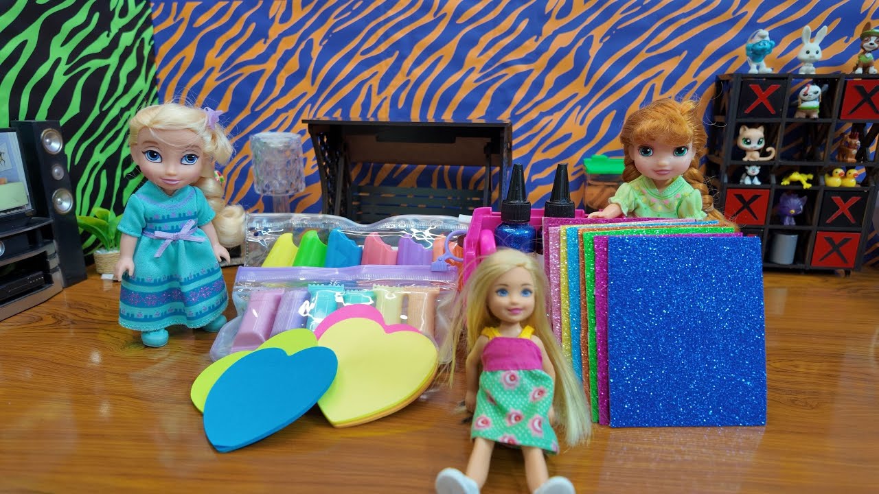 Playdate ! Elsa and Anna toddlers - Chelsea - Barbie - YouTube