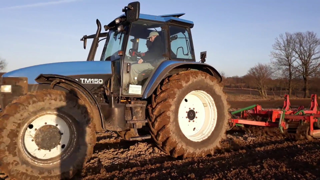 New Holland TM 150 uprawa - YouTube