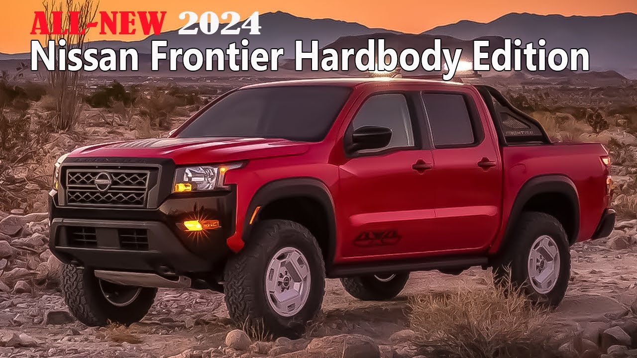 New 2024 Nissan Frontier Unveils with Retro Hardbody Edition Package ...