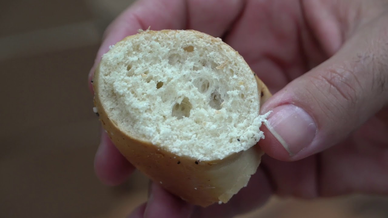 Davidovich Bakery Everything Bagel Comparison to Small Bagel Shop ...