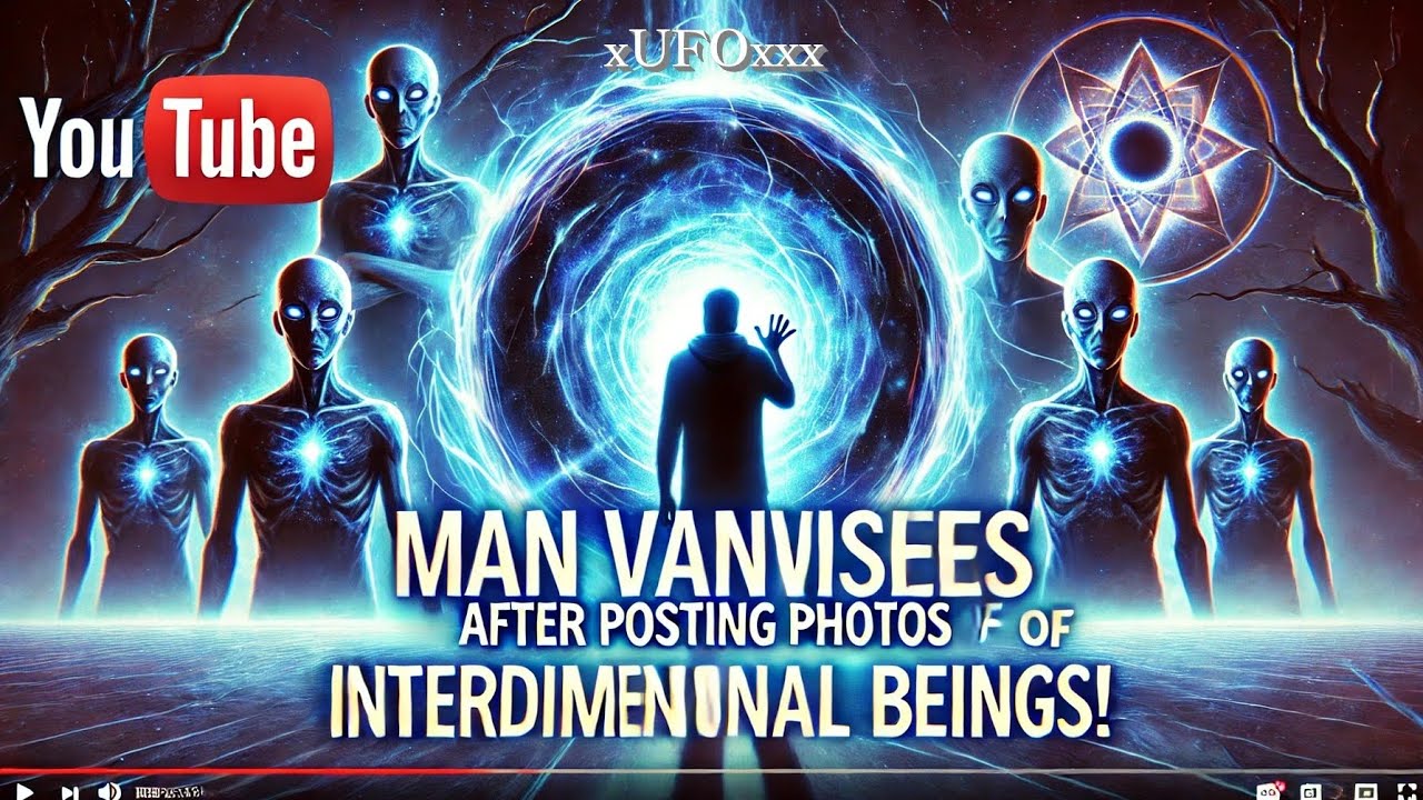 "🚨 Man Vanishes Mysteriously After Sharing Mind-Blowing Pics of Interdimensional Beings! 👁️ ...