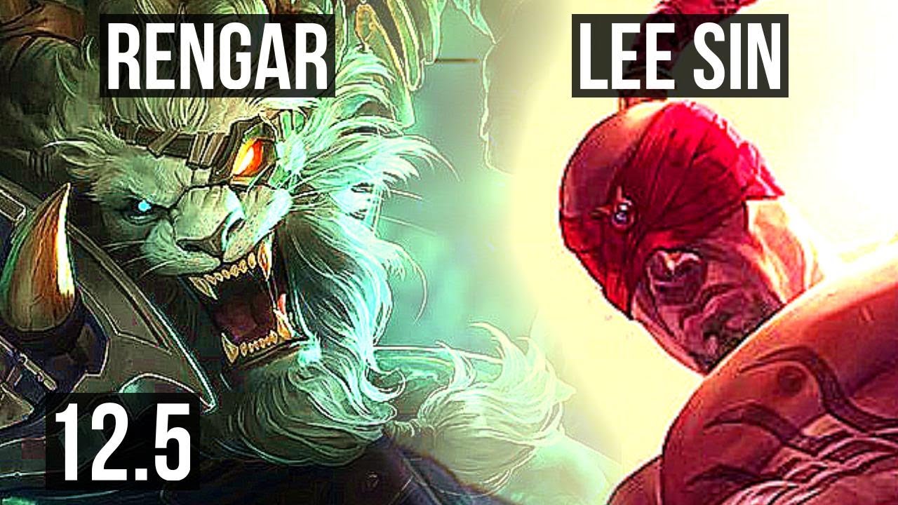 RENGAR vs LEE SIN (JNG) | Rank 5 Rengar, 12/1/3, Legendary | NA ...