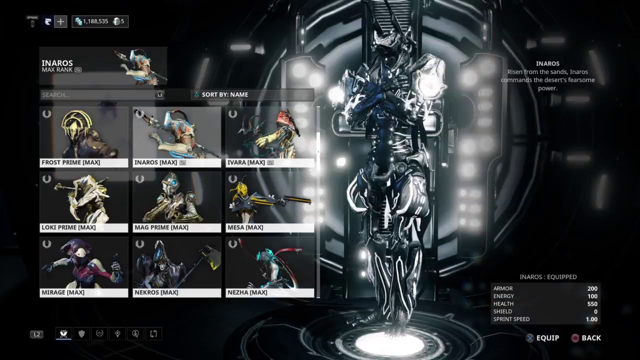 Warframe: Primed Fury :) 200 Days!!!!!!! (PS4) - YouTube