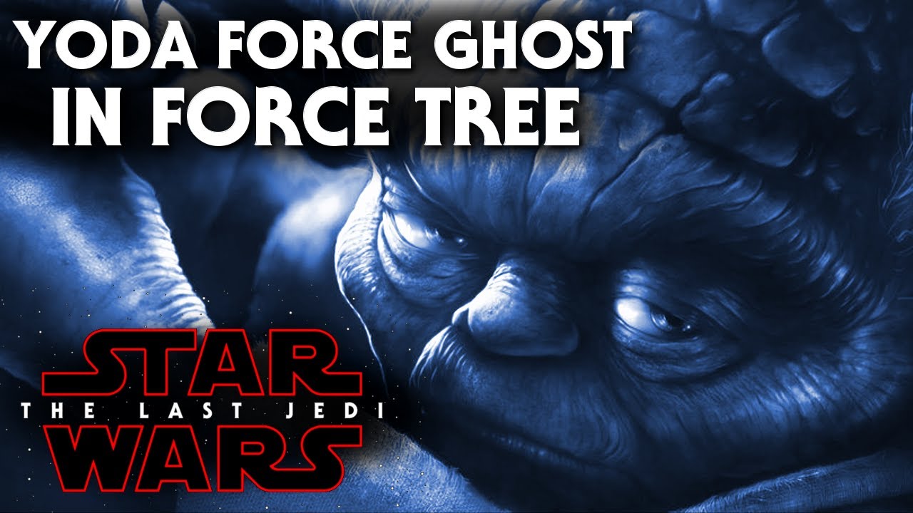 Star Wars The Last Jedi - Yoda Force Ghost In Force Tree! - YouTube