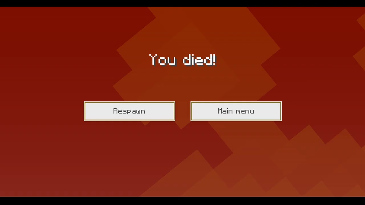 I died on Minecraft by a ghast shooting the bottom of the tile i was ...