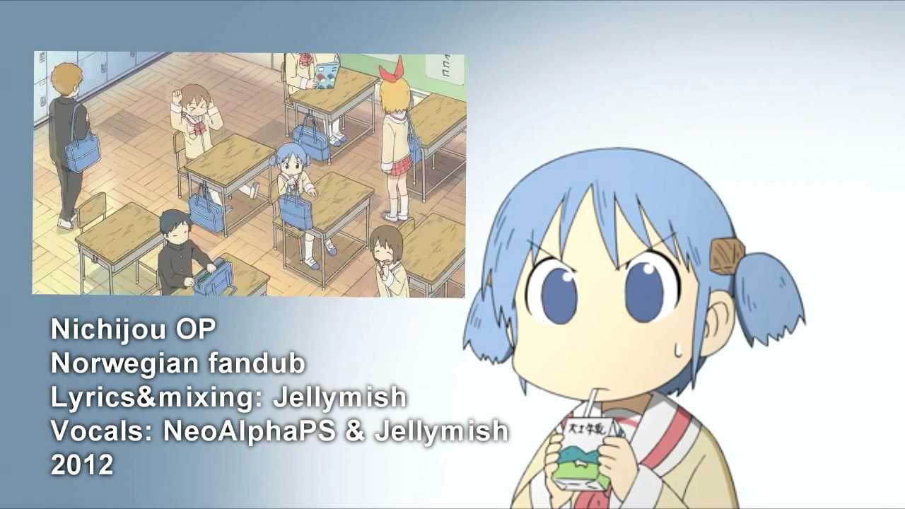 [Norwegian Fandub] Nichijou OP - Hyadain no kakakata kataomoi - YouTube