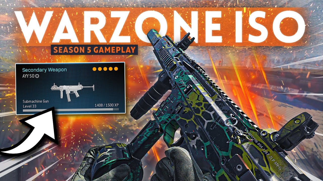 Using the NEW ISO SMG in Warzone Mini Royale! - YouTube