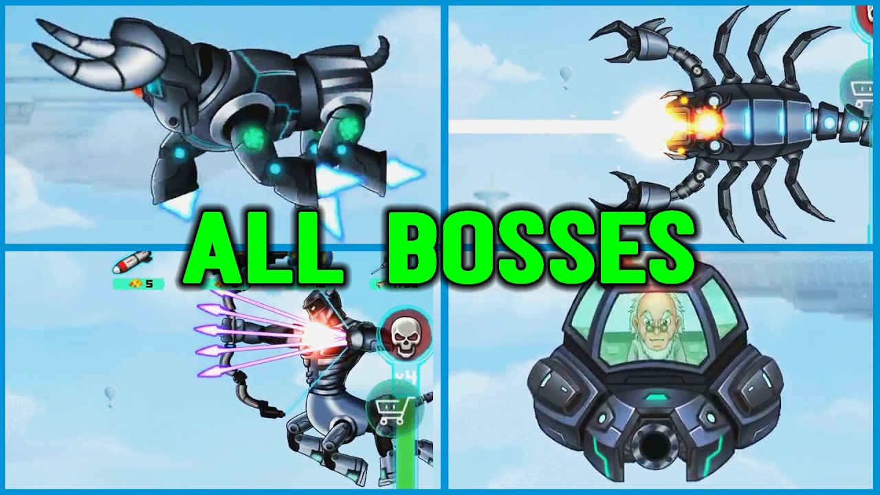 Alpha Guns 2 - All Bosses Of Mission (6-1 To 6-5) Part 2 - YouTube