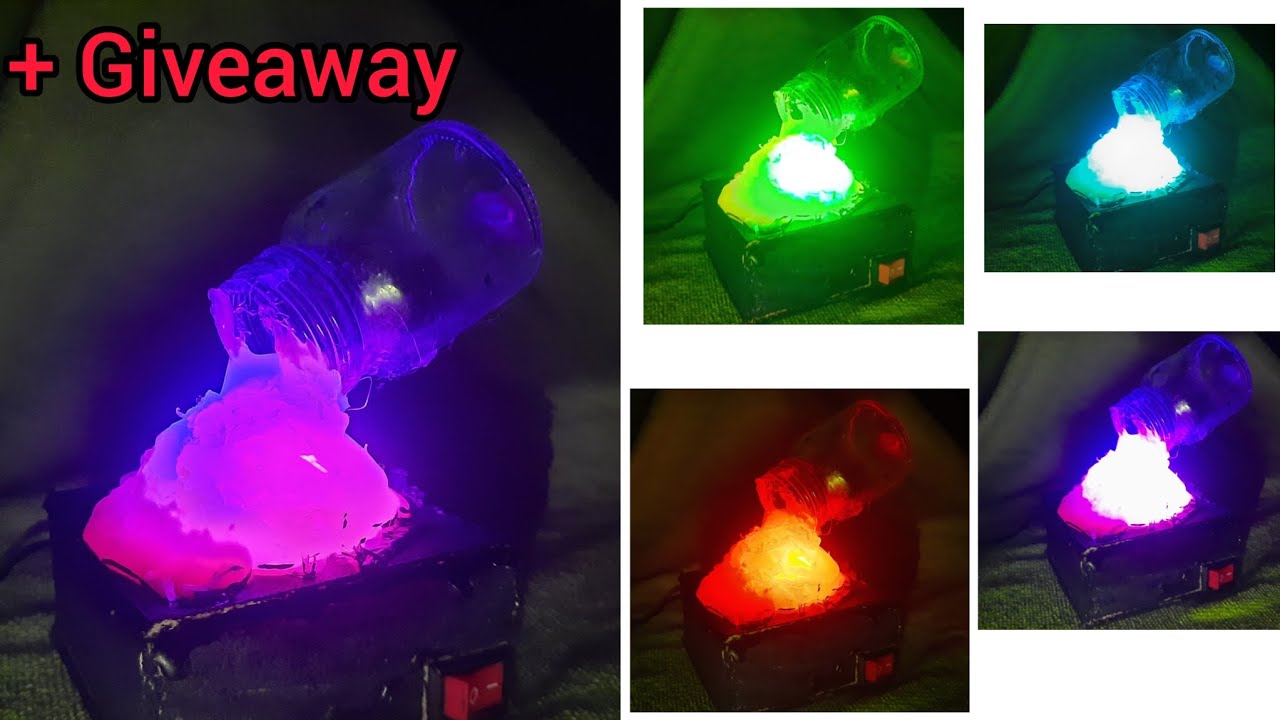How To Make A LED LIGHT COLOUR CHANGING DECORATION PIECE😃 + GIVEAWAY🥳 ...