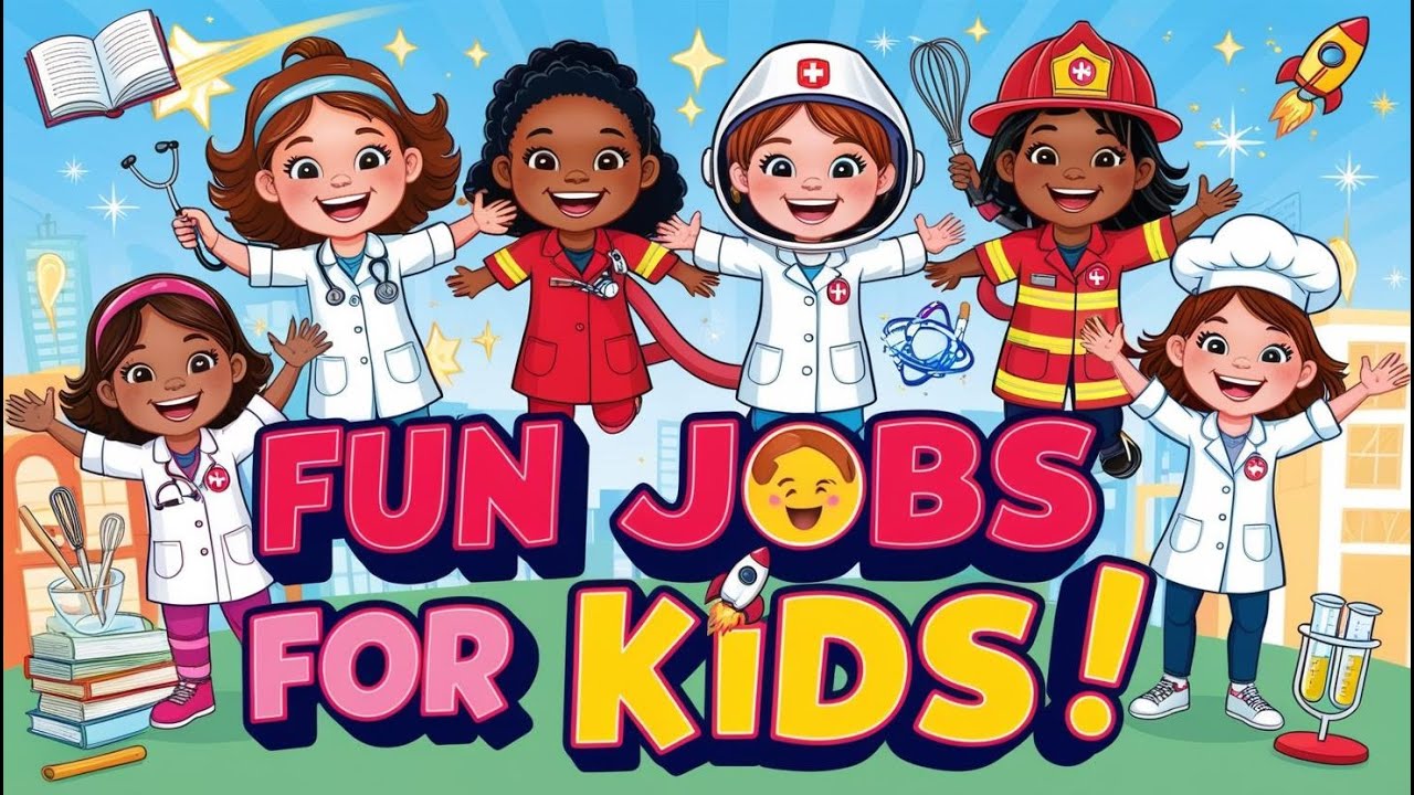 🚀 Fun Jobs for Kids! | Exploring Cool Careers with Toddlers ...