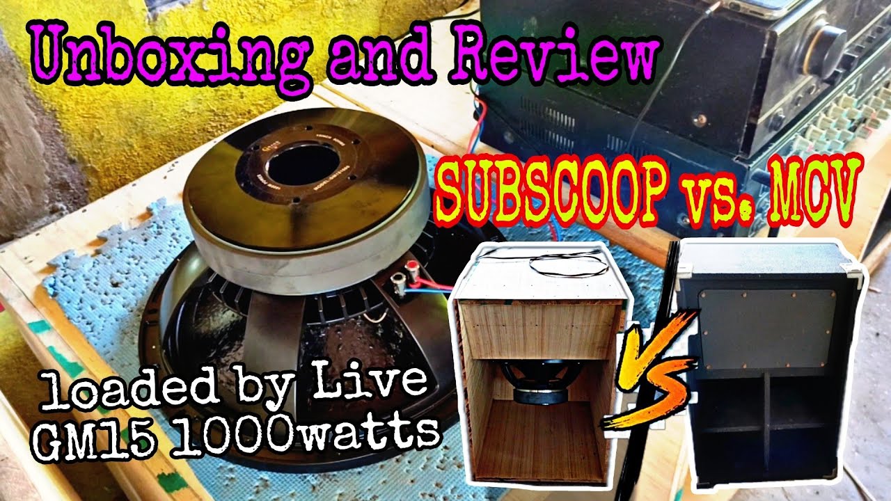 MCV vs. SUBSCOOP Loaded by Live GM15 1000 Unboxing and Review Live ...