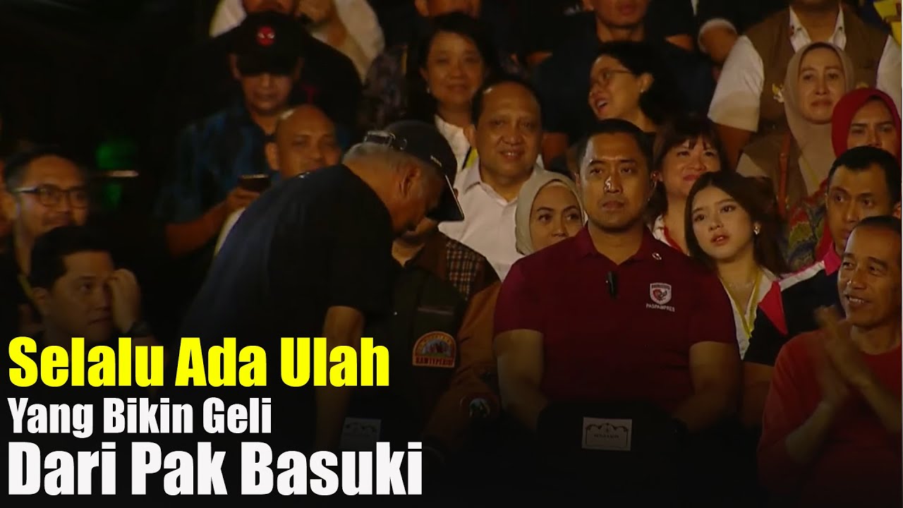 Saat Pak Basuki Bikin Ngakak Presiden Jokowi Dan Semua Warga Yang Hadir ,. - YouTube