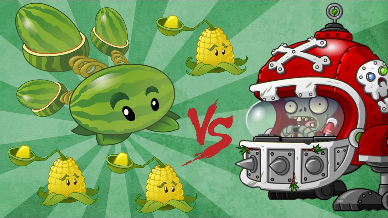 Couple Melon pult - Kernel pult | Plants vs Zombies 2 - YouTube