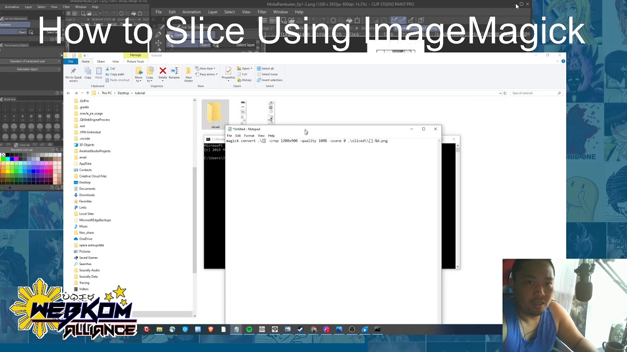 How to Slice Using ImageMagick - YouTube