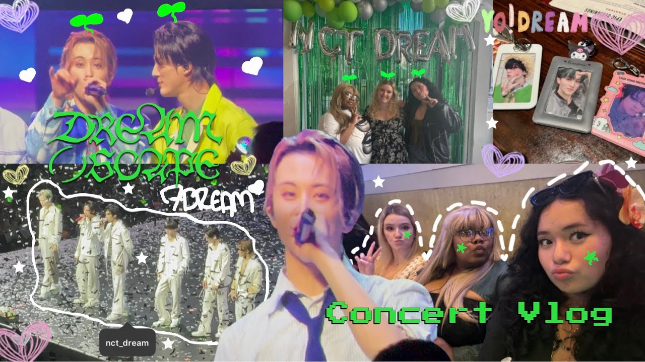 nct dream concert vlog ♡ the dream show 3 in chicago - YouTube