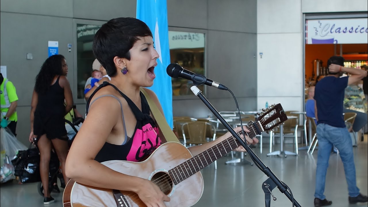 Sarah Coloso - Animals (Live at Stratford Underground Station) - YouTube