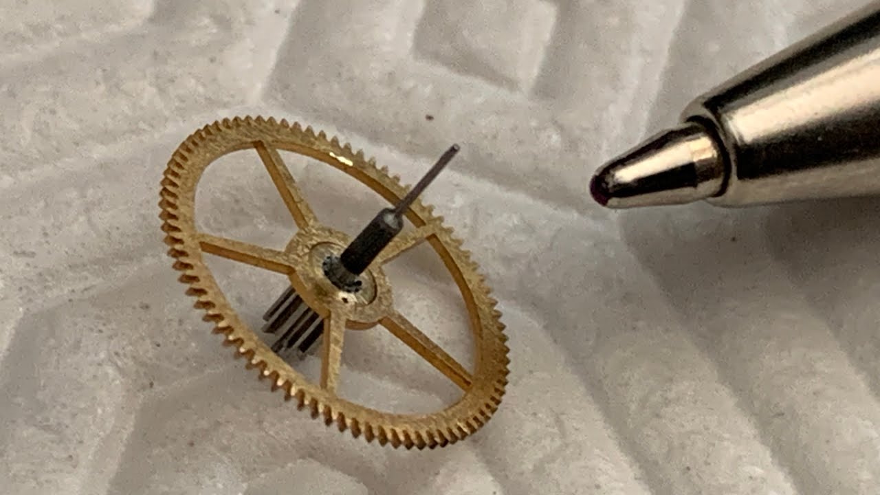 Making 4th Wheel Shaft Pivot for Pocket Watch Seconds Hand - YouTube