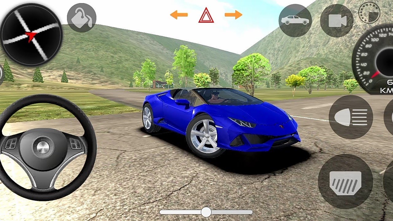 3D Car Simulator Game - ( Lamborghini 😝)- Driving In India - Car Game ...