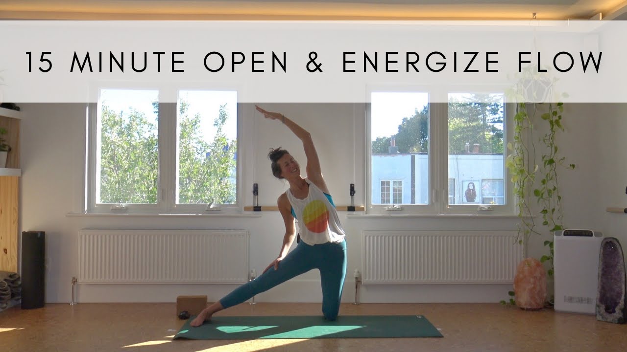 15 Minute Open and Energize Yoga Flow | Enliven (Melissa Wick) - YouTube