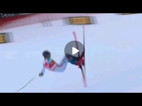 🎥 Schwerer Sturz von Frederik Möller in Gröden – Dramatische Szenen ...