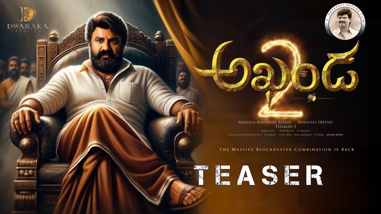 Akhanda 2 First Intro Teaser | Nandauri Balakrishna | Pragya Jaiswali ...