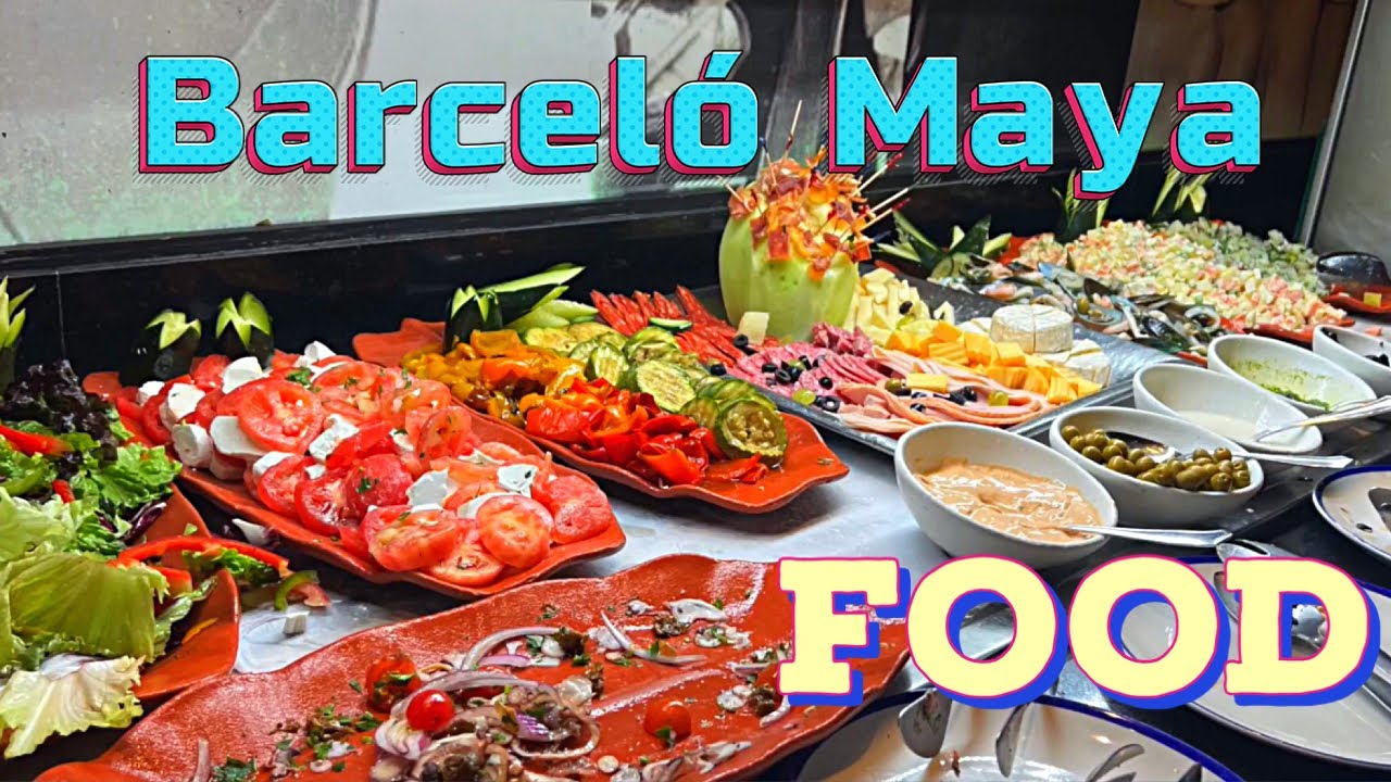 Barceló Maya Buffet Tour Mexico 🇲🇽 All-inclusive, Riviera Maya - YouTube