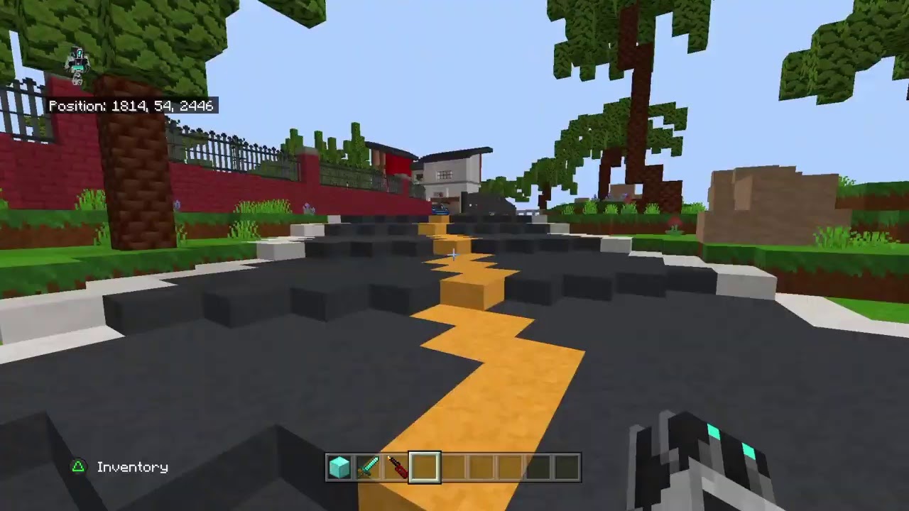 Minecraft neon city roleplay - YouTube